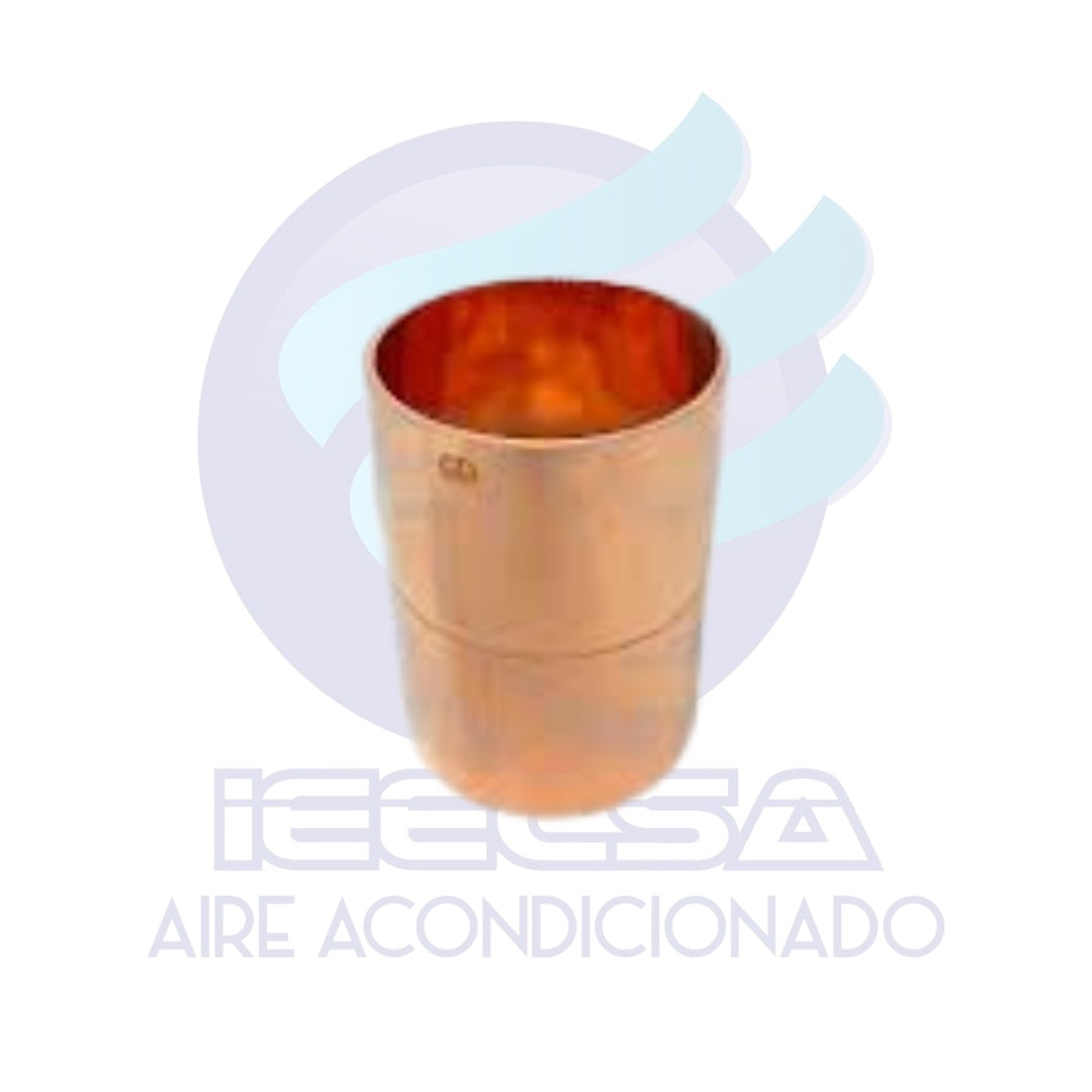 COPLE RANURADO COBRE SOLDABLE 1/2 – IEECSA