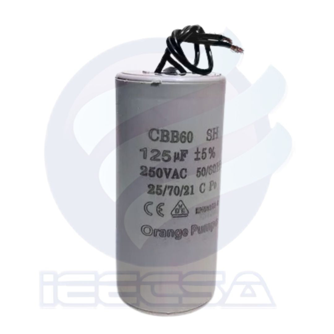 Capacitor, Trabajo, Aluminio, 250V; 125uF CÓDIGO ANTERIOR CTRALXZ12525 ...
