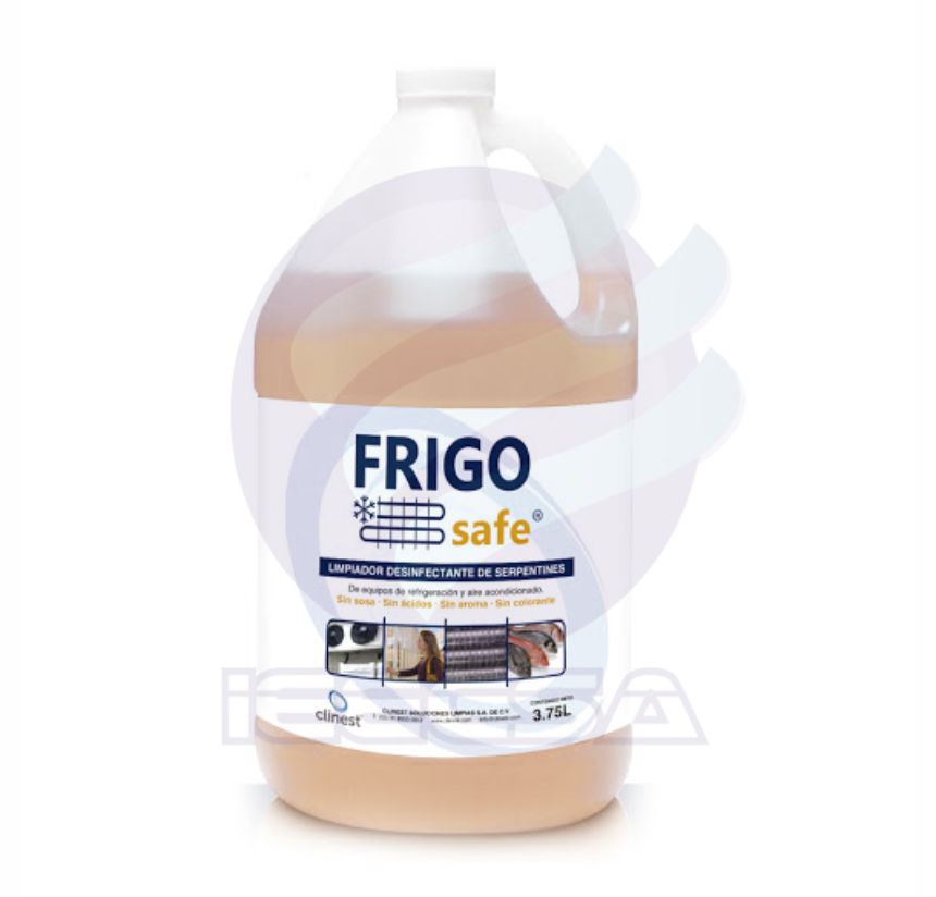 QUIMICO GALON FRIGO SAFE PARA USO EVAPORADOR Y CONDENSADOR DE CAMARAS ...